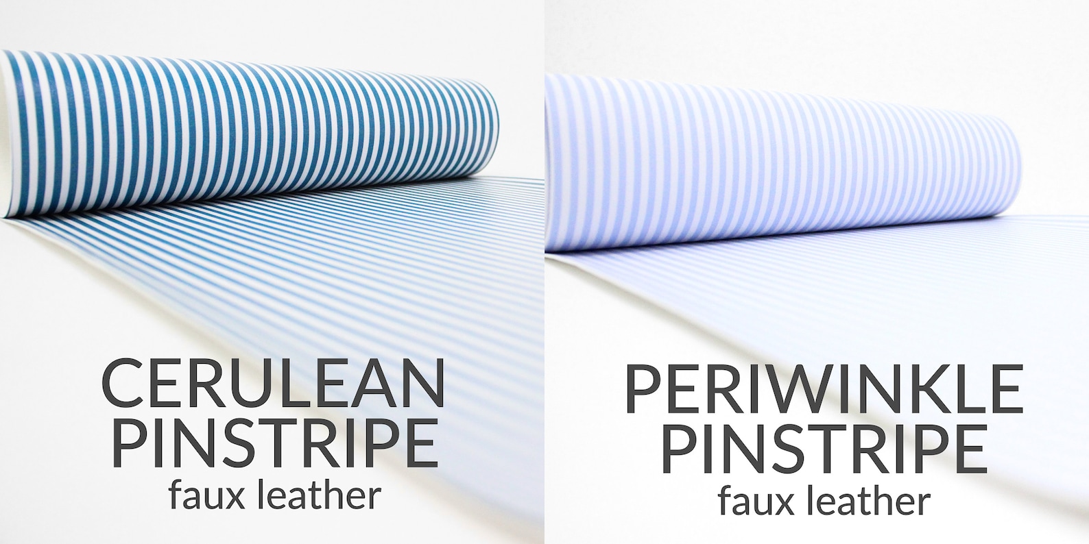 STRIPED Faux Leather 11 Colors Pinstripe Faux Leather Fabric | Etsy