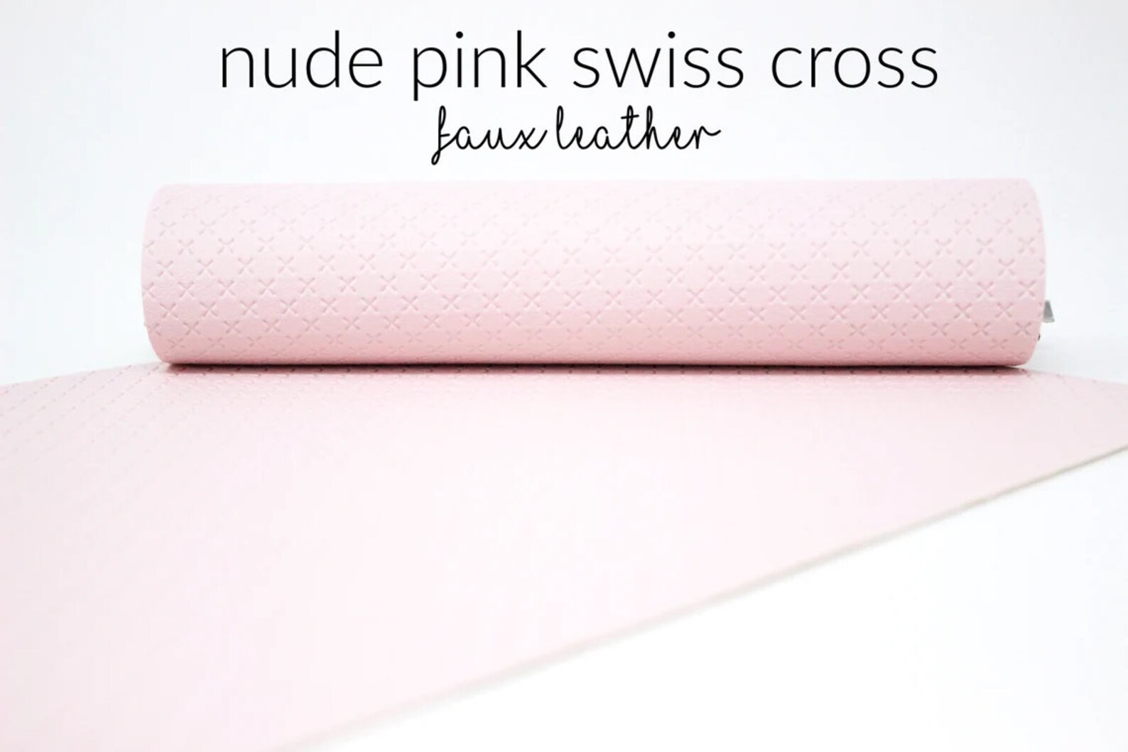 Black Swiss Cross Faux Leather Sheets Plus Sign Embossed - Etsy