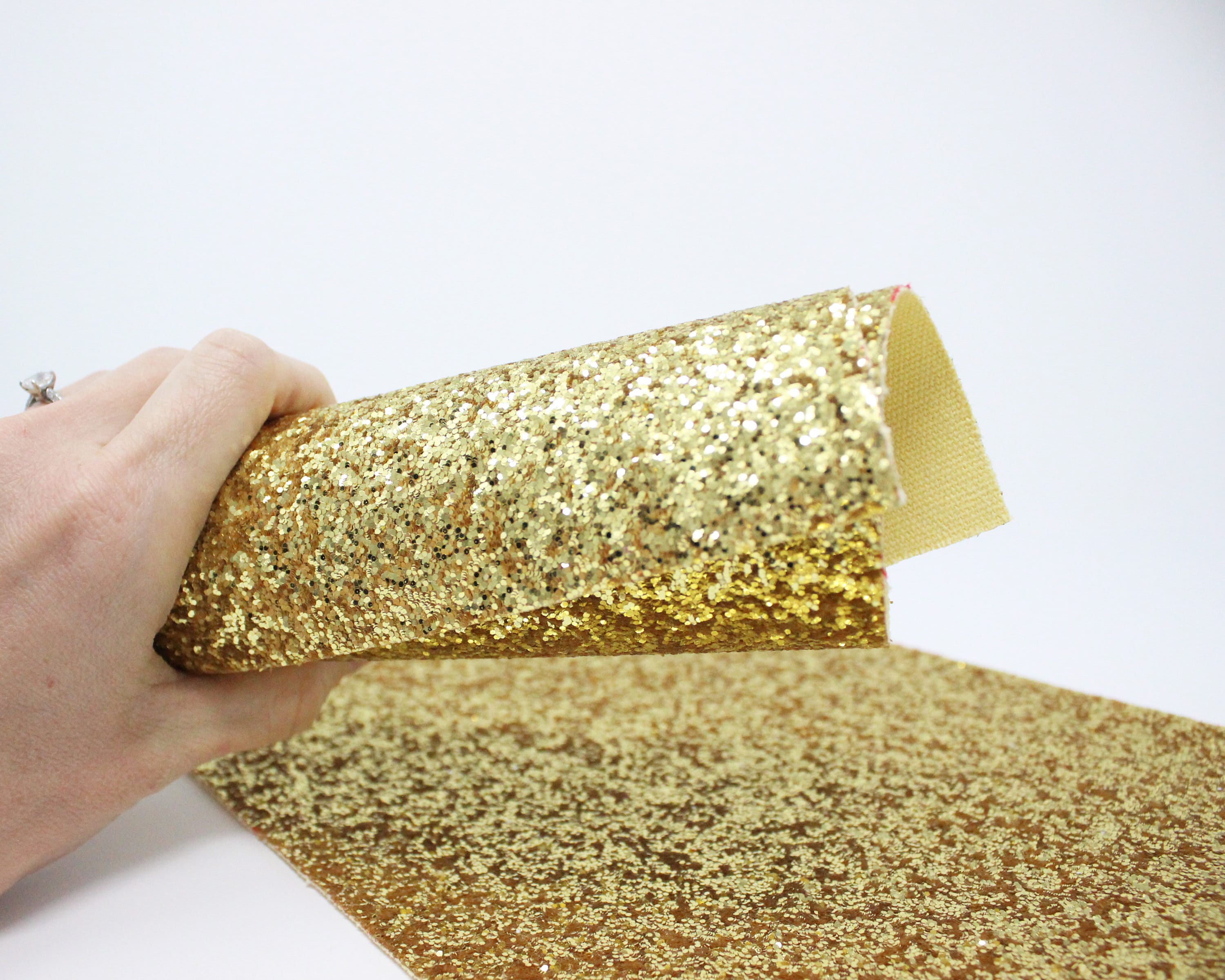 YELLOW GOLD Chunky Glitter Fabric Sheet Chunky Glitter - Etsy