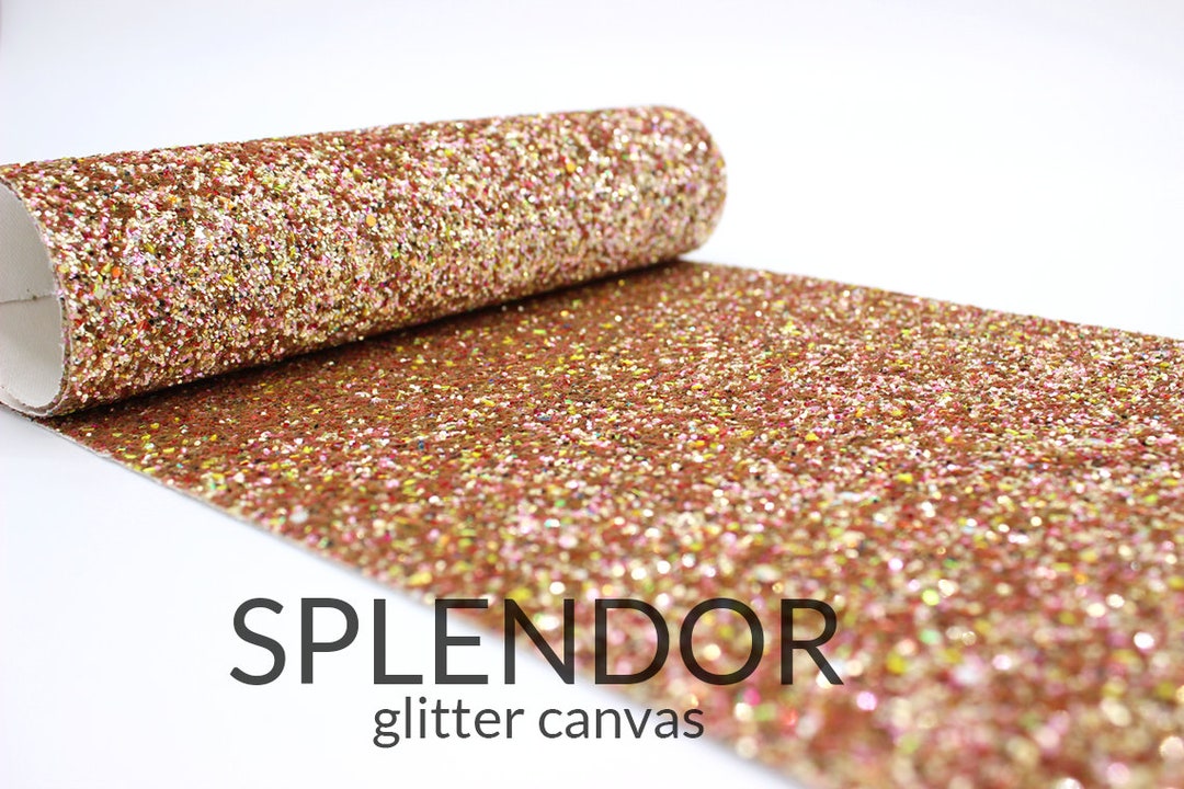 SPLENDOR Chunky Glitter Fabric Sheet A4 Chunky Glitter - Etsy