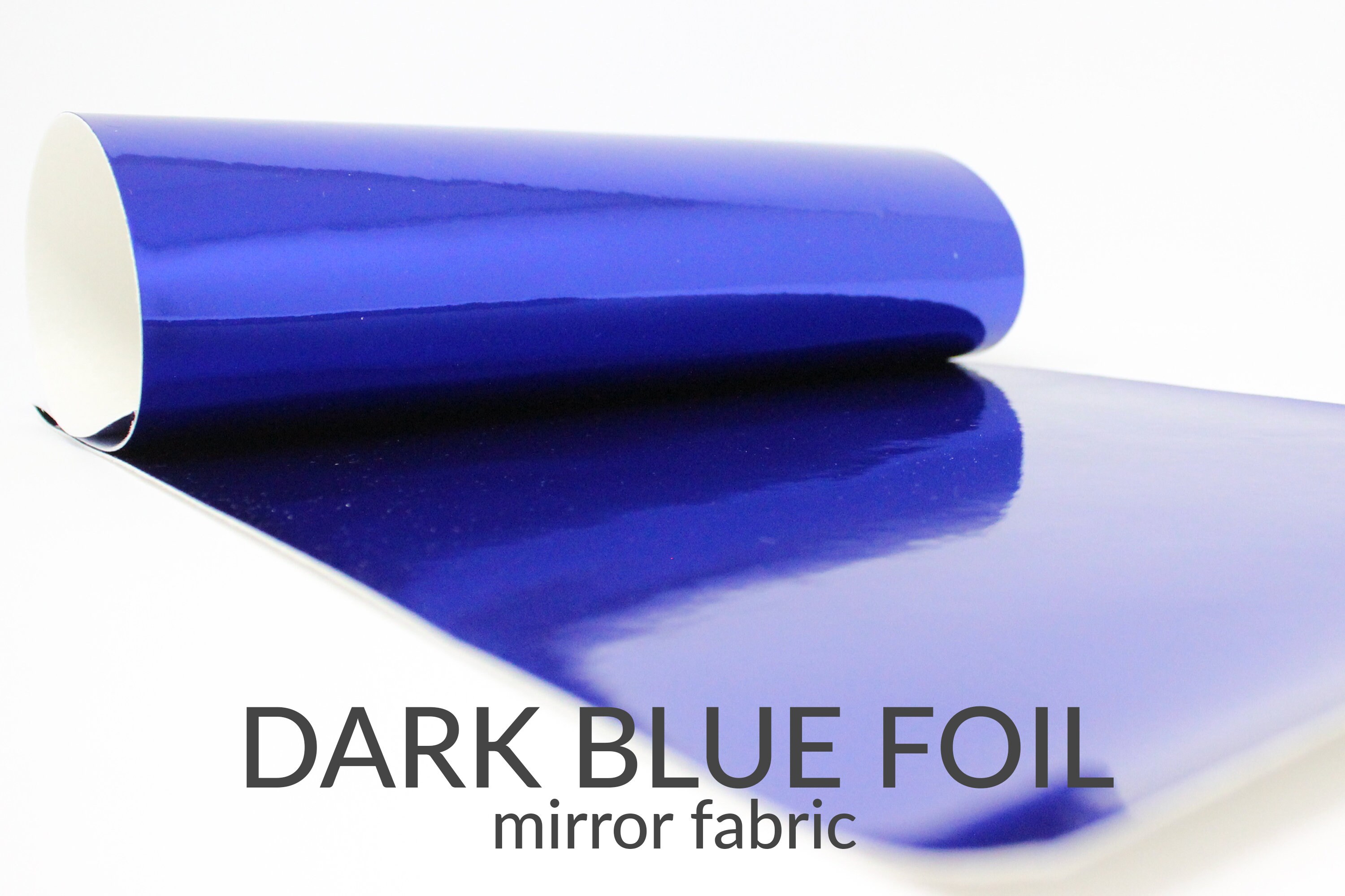 DARK BLUE FOIL Fabric Sheet A4 Blue Shiny Mirror Fabric - Etsy