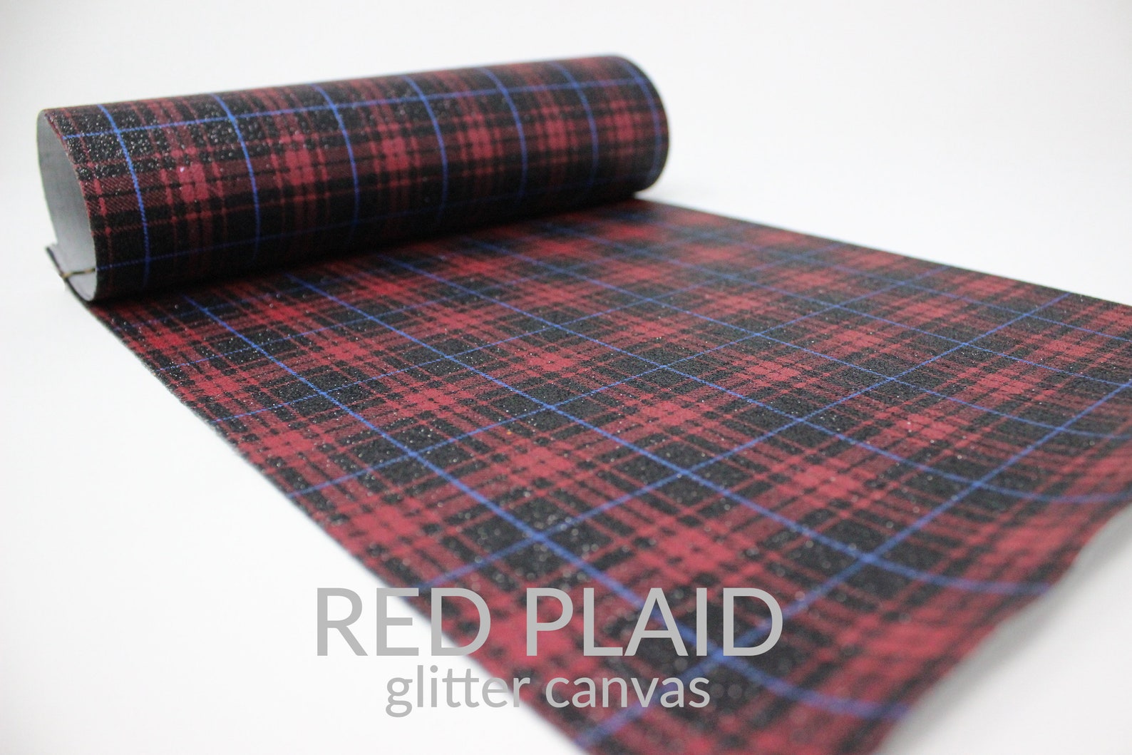 WHITE PLAID Fine Glitter Fabric Sheet A4 Plaid Glitter - Etsy