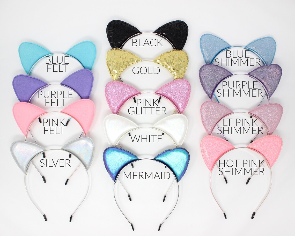 Cat Ears Headband | Cat Ear Headband | Kitten Ears for Birthday Party ...