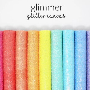 10 Sheets X GLIMMER Chunky Glitter Fabric | Bright Glitter Craft ...