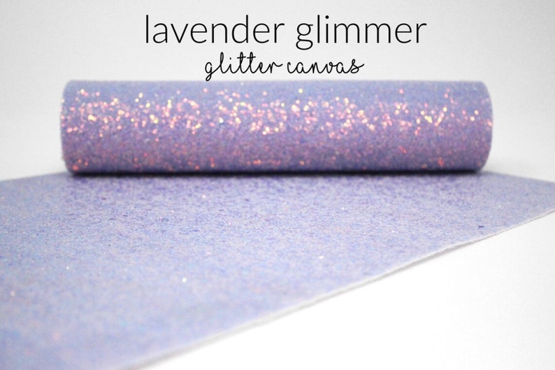 10 Sheets X LAVENDER GLIMMER Chunky Glitter Fabric | Glitter Craft ...