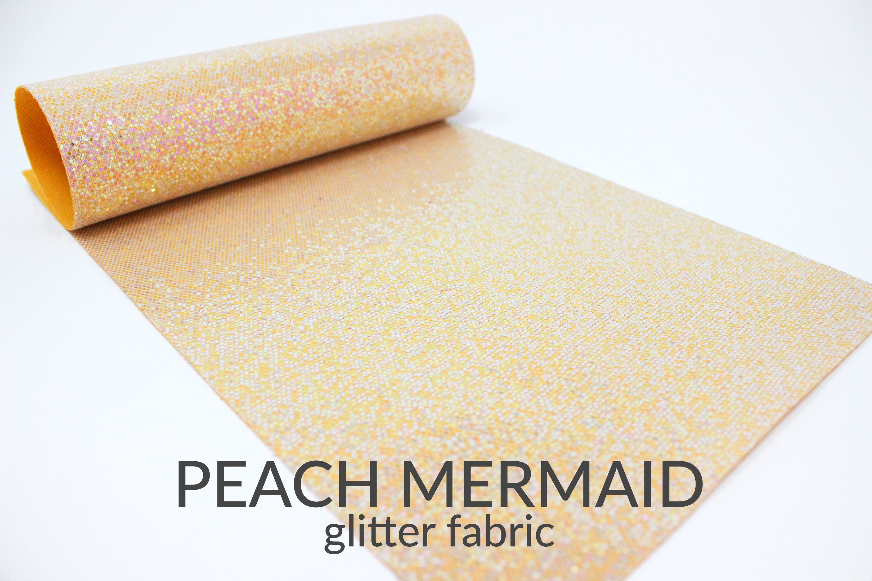 WHITE MERMAID Fine Glitter Fabric Sheet A4 Mermaid Glitter | Etsy