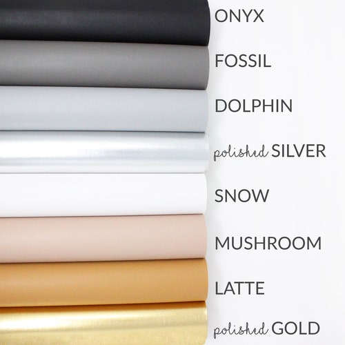 Plain Color Faux Leather Sheet Bundles 8pcs/setvegan Leather | Etsy