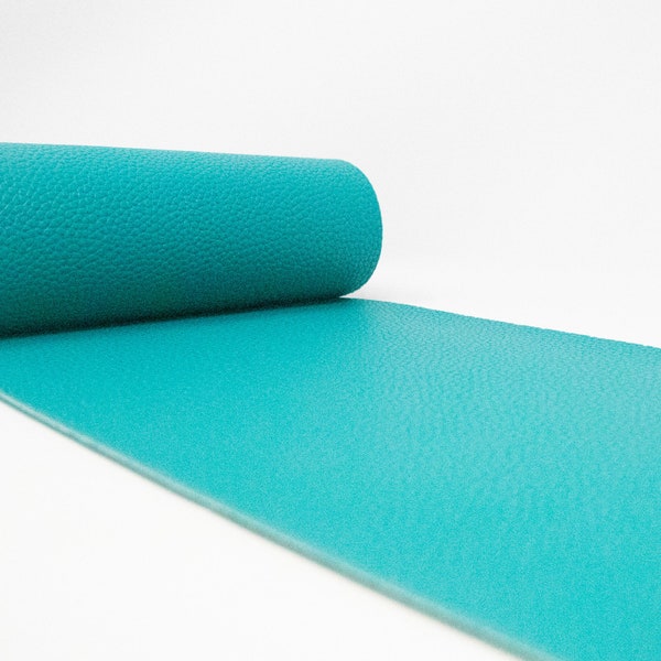 Teal Faux Leather Upholstery Fabric - Etsy