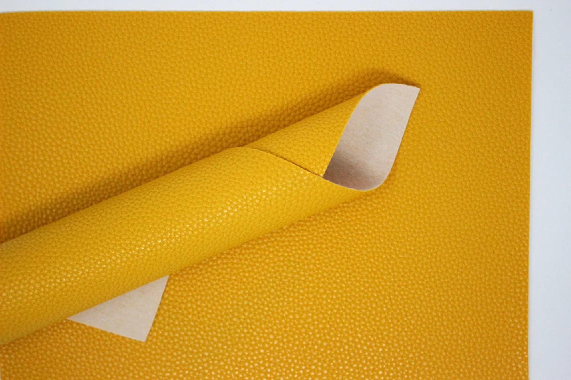 Mustard Pebble Faux Leather Sheet Faux Leather for Jewelry - Etsy