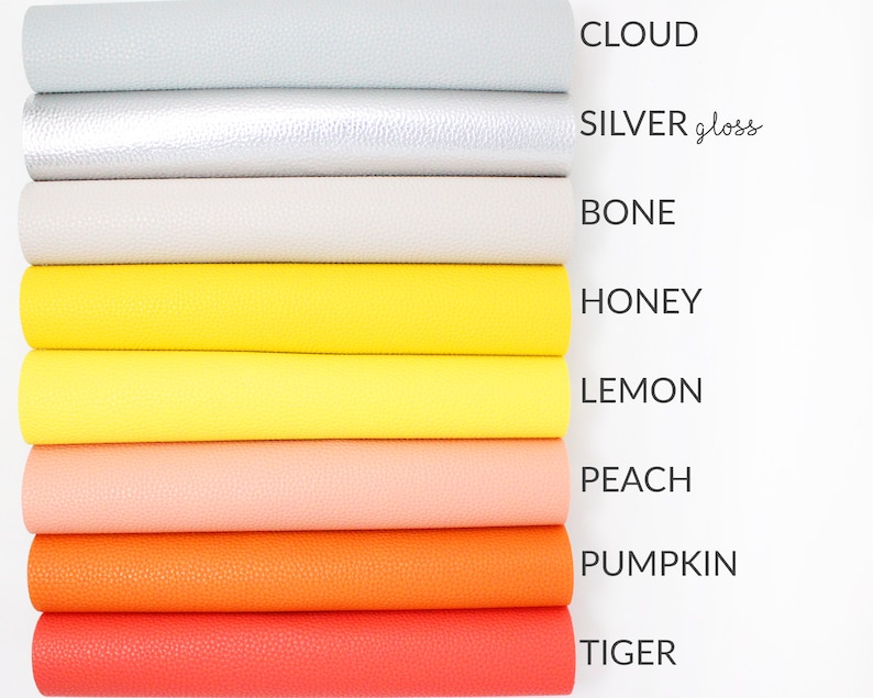 5 Sheets X RUST Textured Faux Leather Fabric | Brown Craft Material | 5 ...