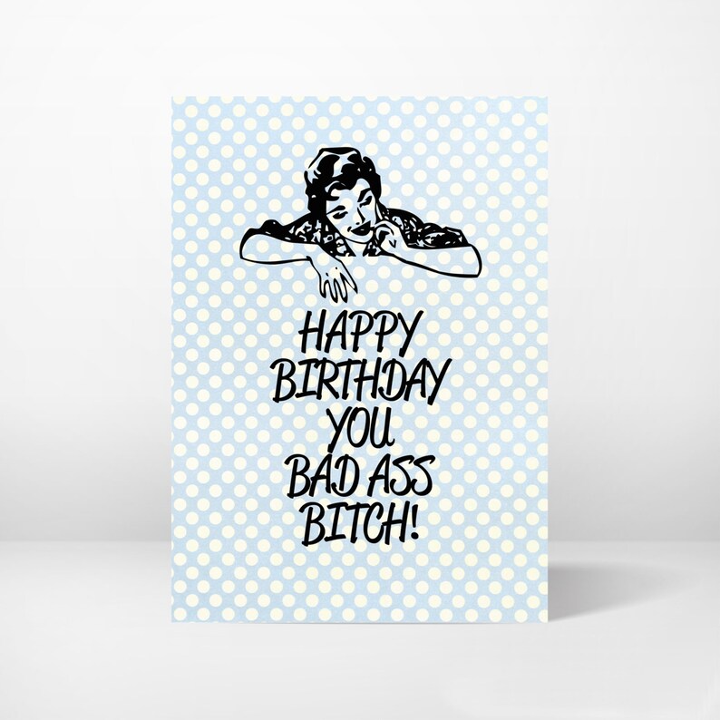 Birthday Card Greeting Card Funny Whimsical Printable Etsy