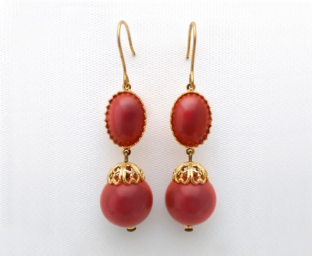 Daria Italian Vintage Jewelry Swarovski Beads and Cabochon - Etsy