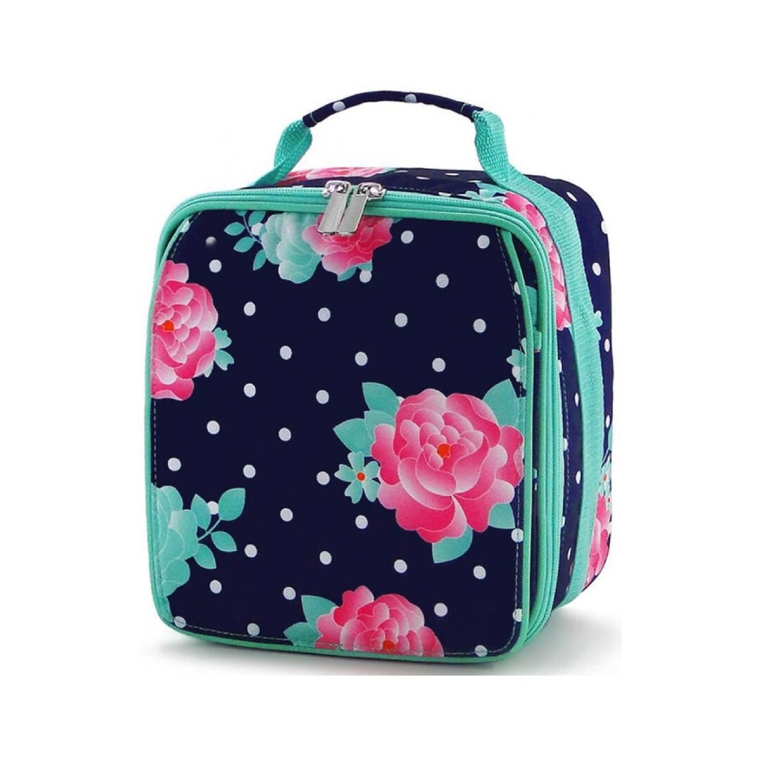 Personalized Floral Lunch Box - Etsy