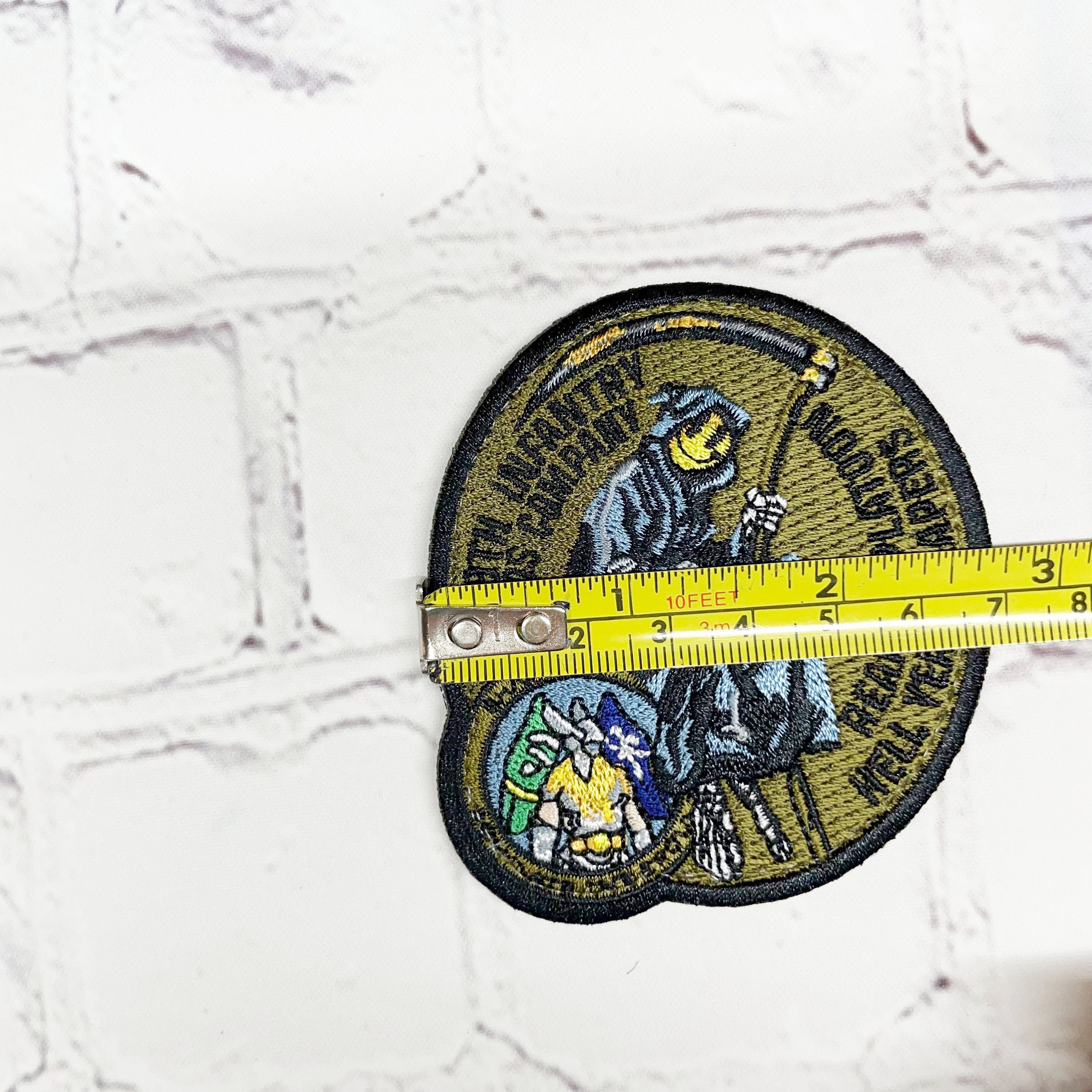 Reaper Platoon Hell Yeah Reapers Patch Chaos C Co The Fighting 69th Infantry Limited Etsy