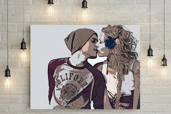 Custom Couples Portrait Wedding Portrait Photo Etsy