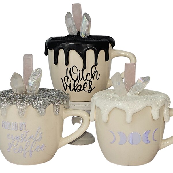 Real Quartz Crystal Mug - Etsy