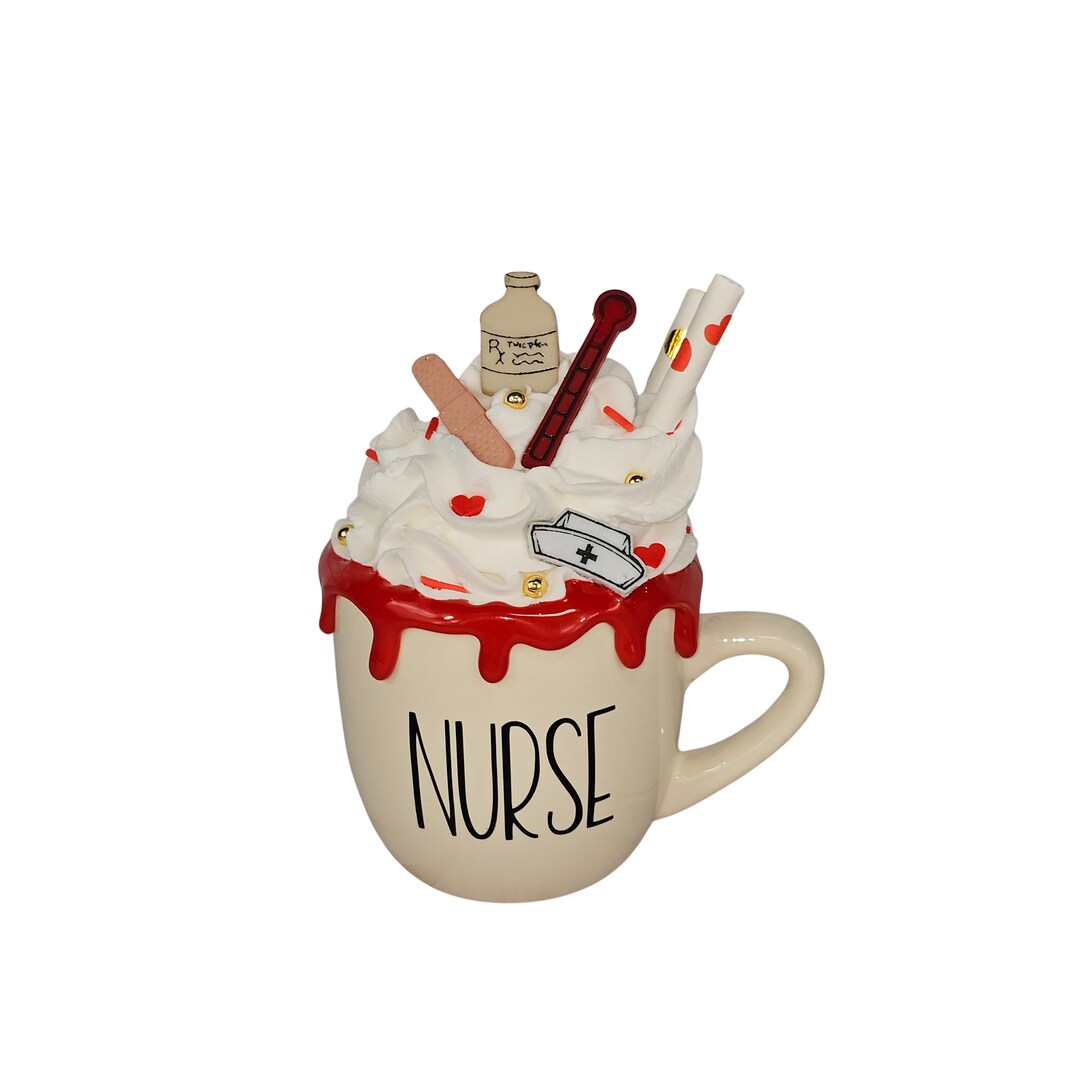Nurse Mini Mug, Nurse Tiered Tray Decor, Nurse Mug, Coffee Bar Decor ...
