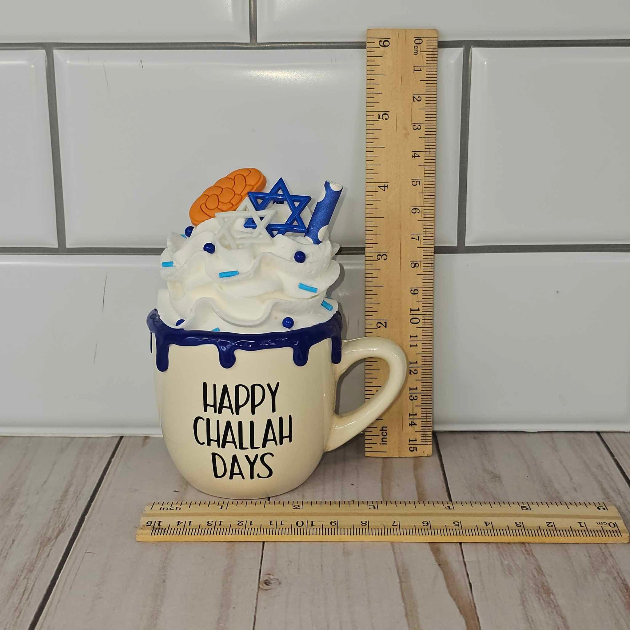 Challah Shabbat Mini Mug: Jewish Tier Tray Decor - Etsy