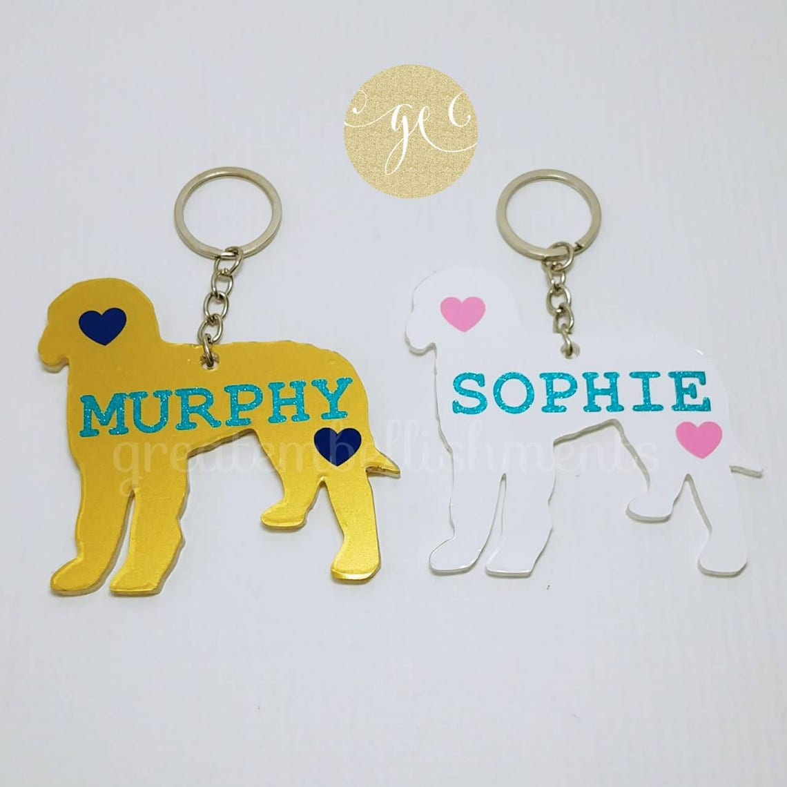 Personalized Doodle Acrylic Keychain Labradoodle Keychain - Etsy