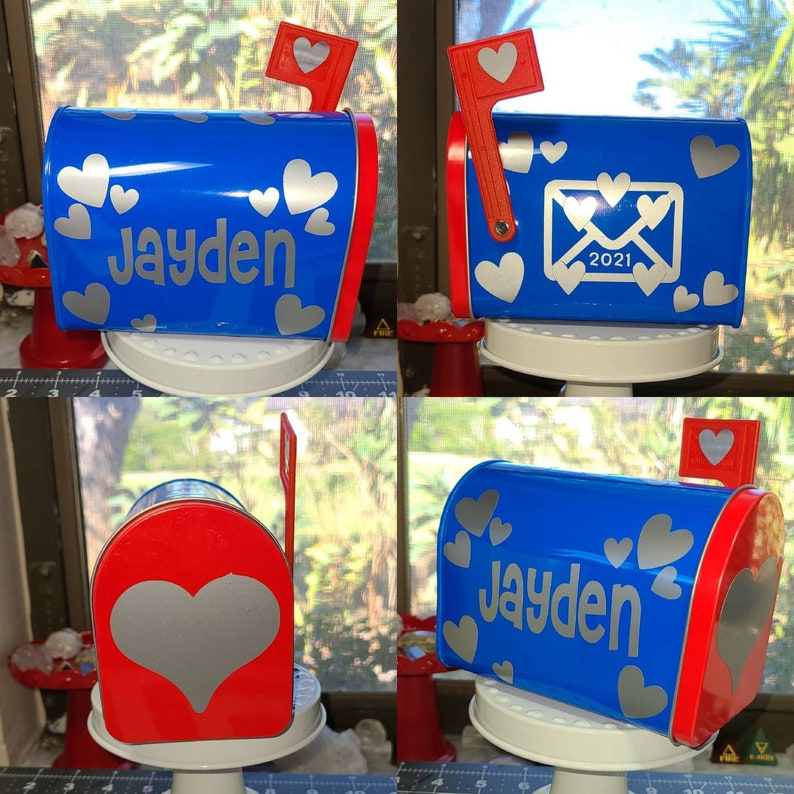 Valentines Day Mini Mailbox Personalized Kids Mail Box Kids - Etsy