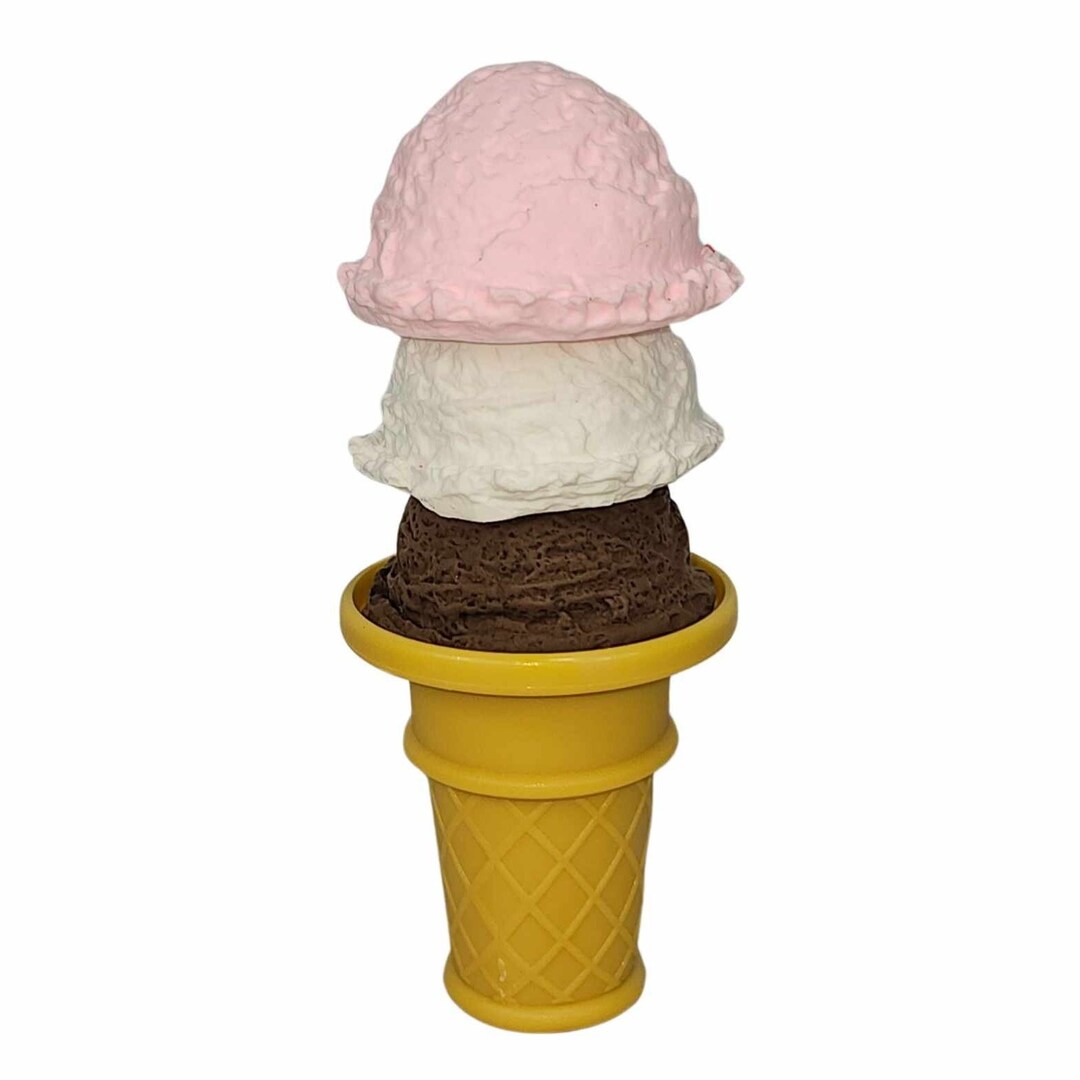 Fake Ice Cream Cone, 3 Scoops Cone, Ice Cream Tiered Tray, Summer ...