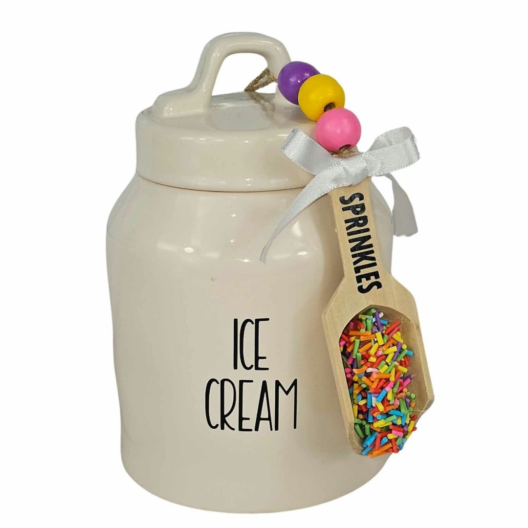 Fake Ice Cream Sprinkles, Ice Cream Cone Topping, Ice Cream Tiered Tray ...