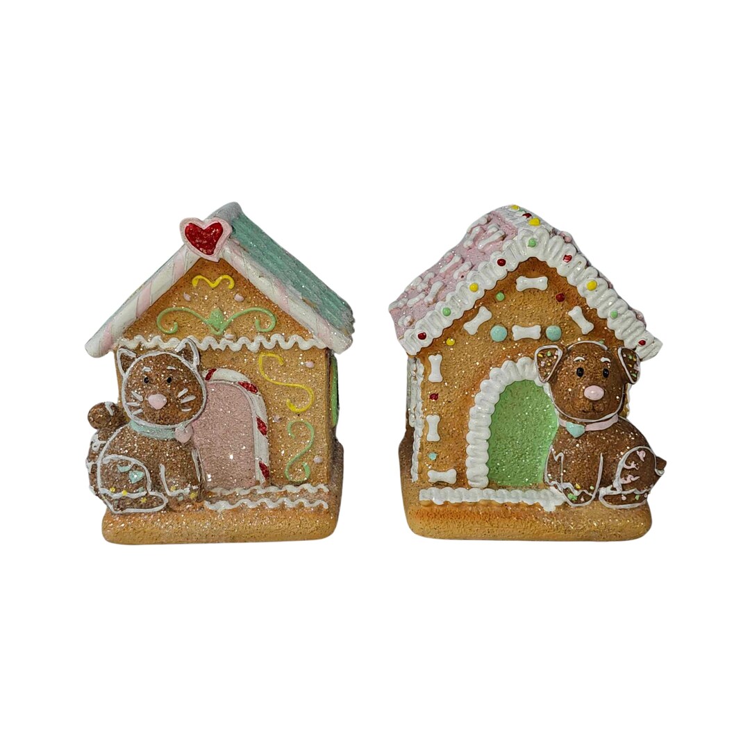 Gingerbread House, Gingerbread Dog, Gingerbread Cat, Gingerbread Table ...
