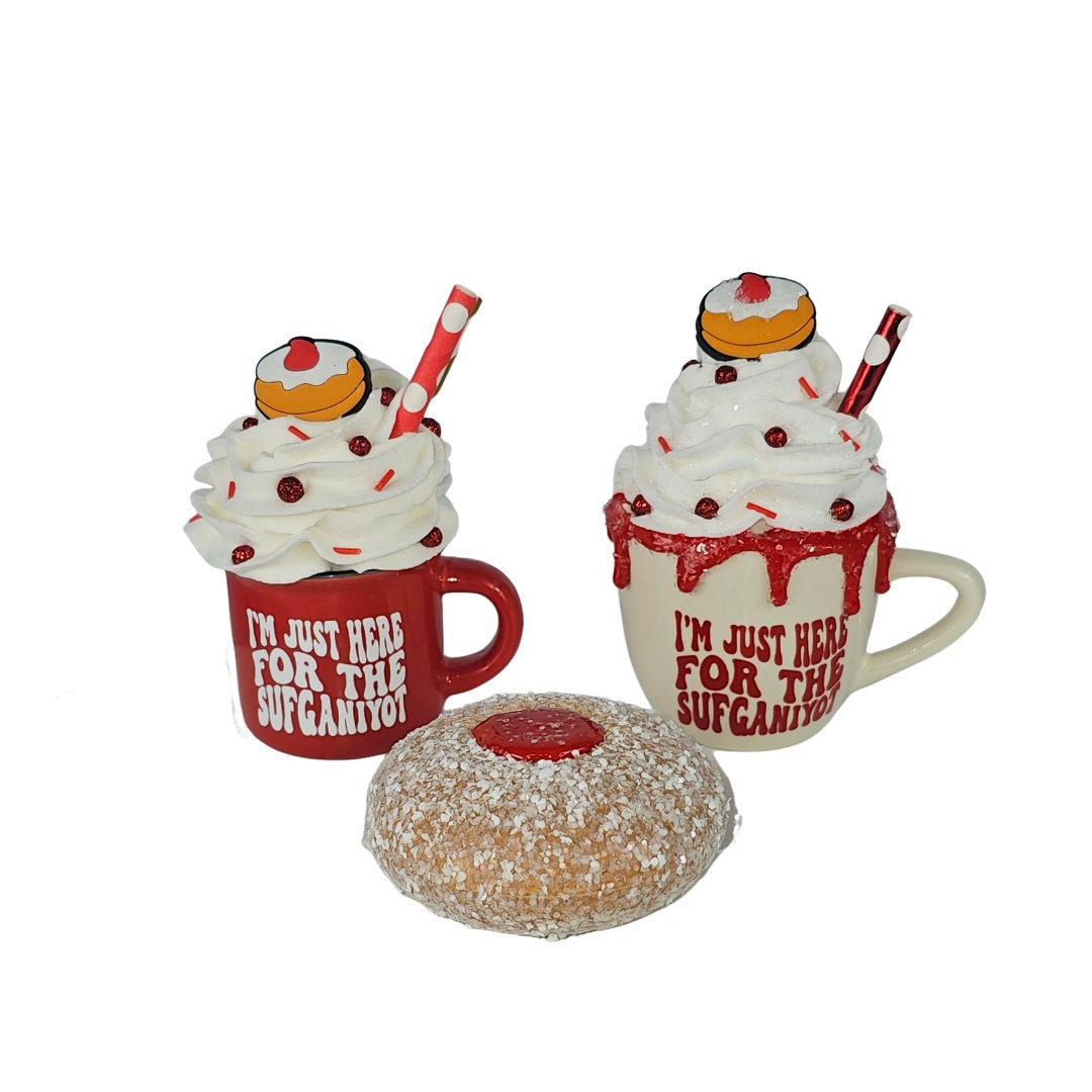 Hanukkah Donut Mini Mug for Tier Tray Decor Hanukkah - Etsy