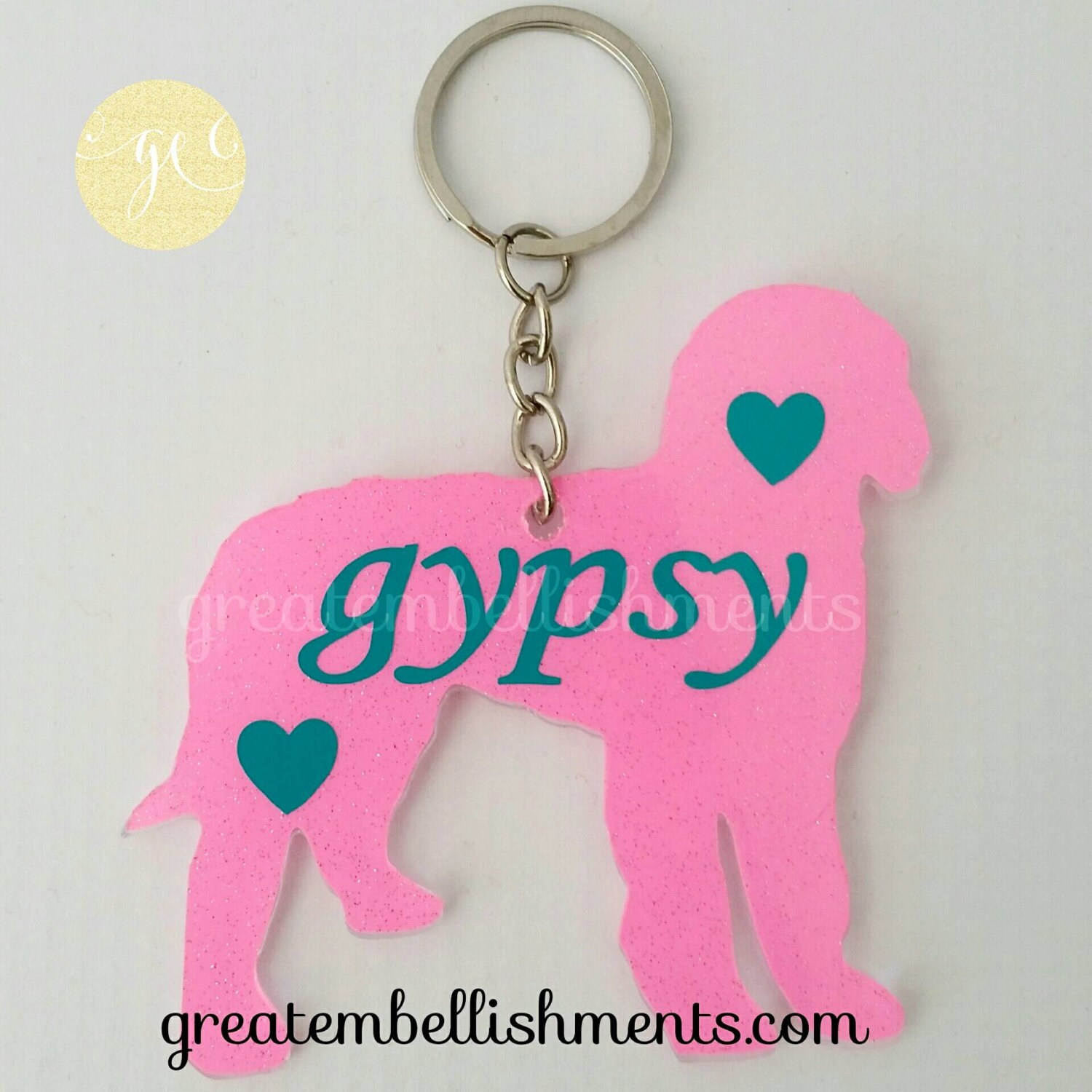 Personalized Doodle Acrylic Keychain Labradoodle Keychain - Etsy