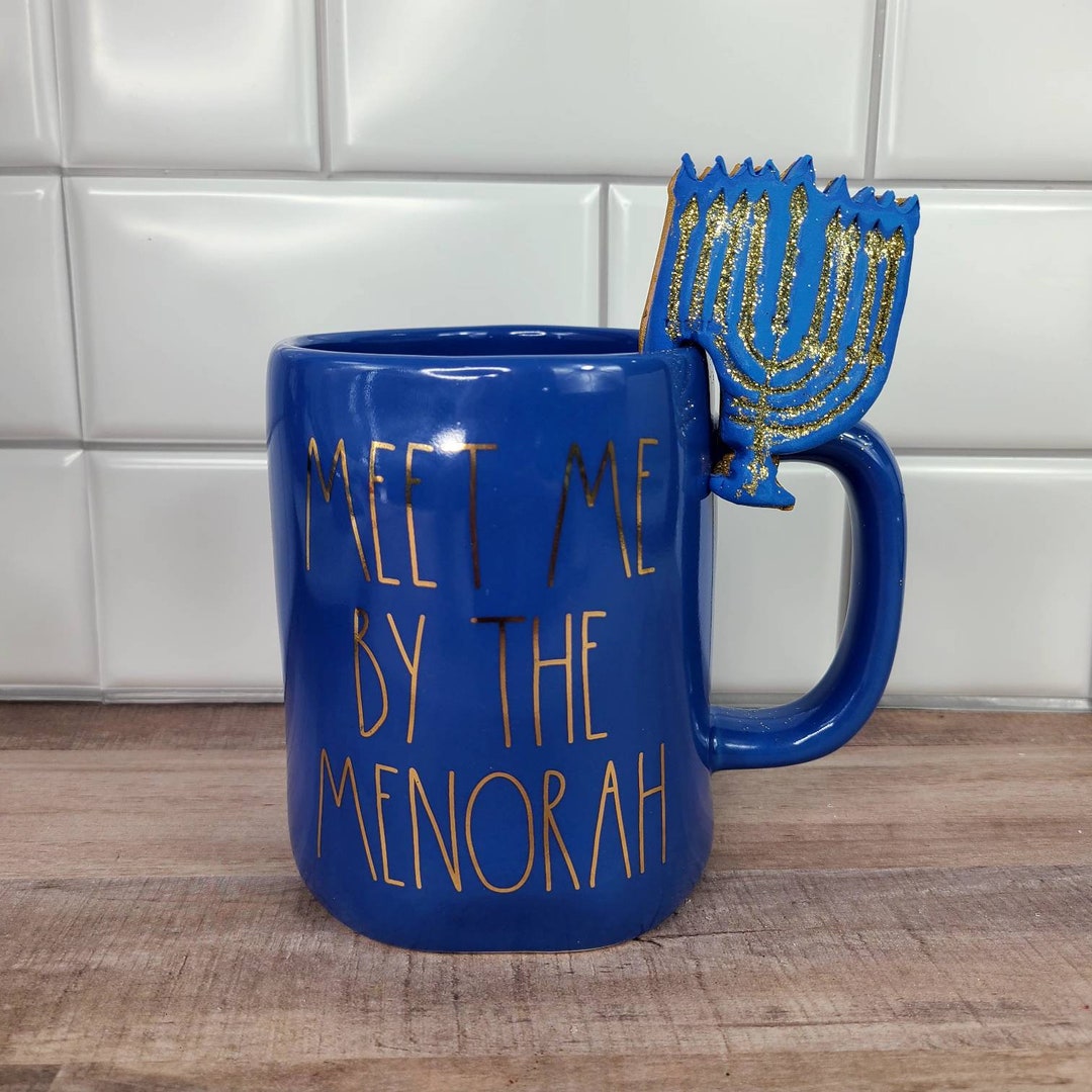 Menorah Fake Cookie, Mug Hanger Cookie, Hanukkah Tiered Tray Decor ...