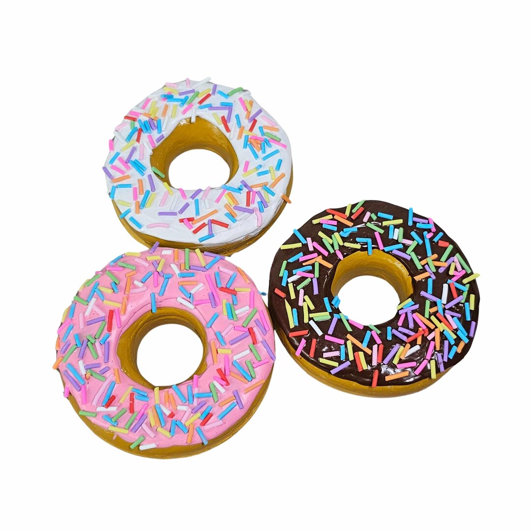 Fake Donut: Tiered Tray Decor With Sprinkles - Etsy