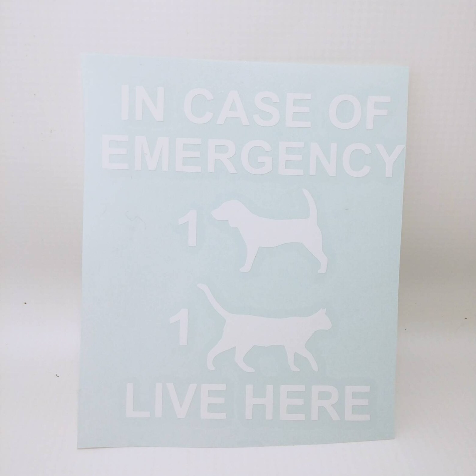 Rescue Our Pets Vinyl Decal Pet Emergency Decals Custom Dog - Etsy