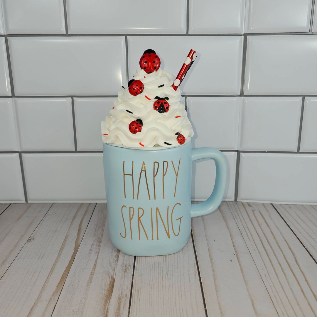 Fake Lady Bug Mug Topper ONLY for Summer Tiered Tray Decor, Lady Bug ...