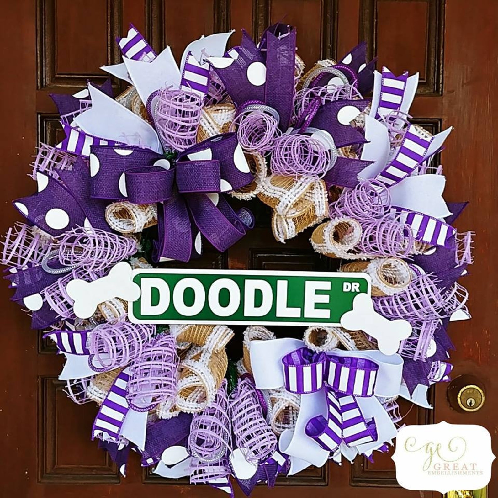 Doodle Drive Sign Labradoodle Goldendoodle Doodle Street - Etsy