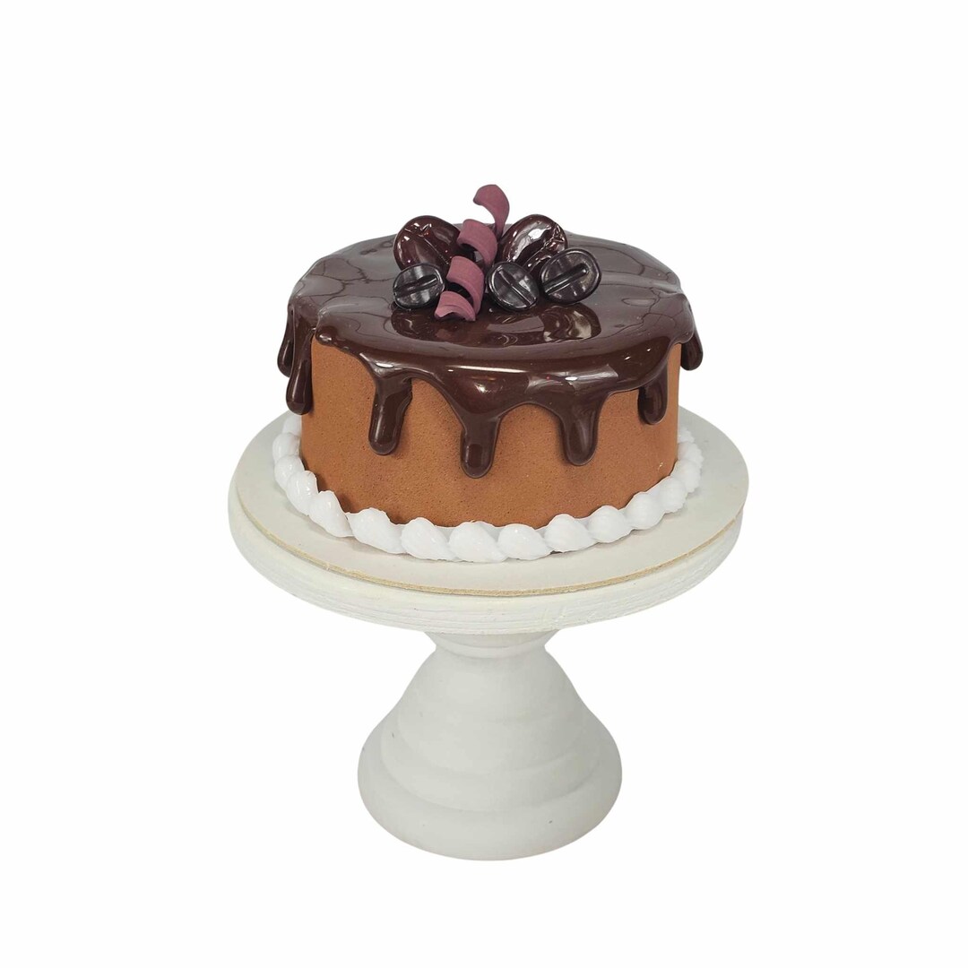 Handmade Mini Coffee Bean Cake: Faux Chocolate Tiered Tray Decor - Etsy