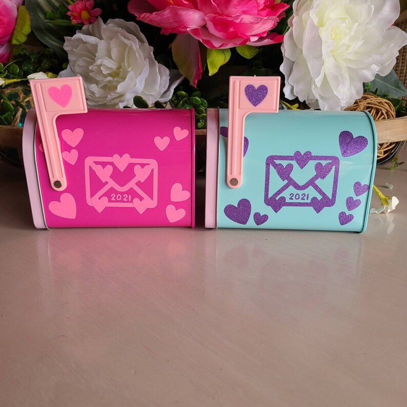 Valentines Day Mini Mailbox Personalized Kids Mail Box Kids - Etsy