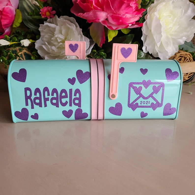 Valentines Day Mini Mailbox Personalized Kids Mail Box Kids - Etsy