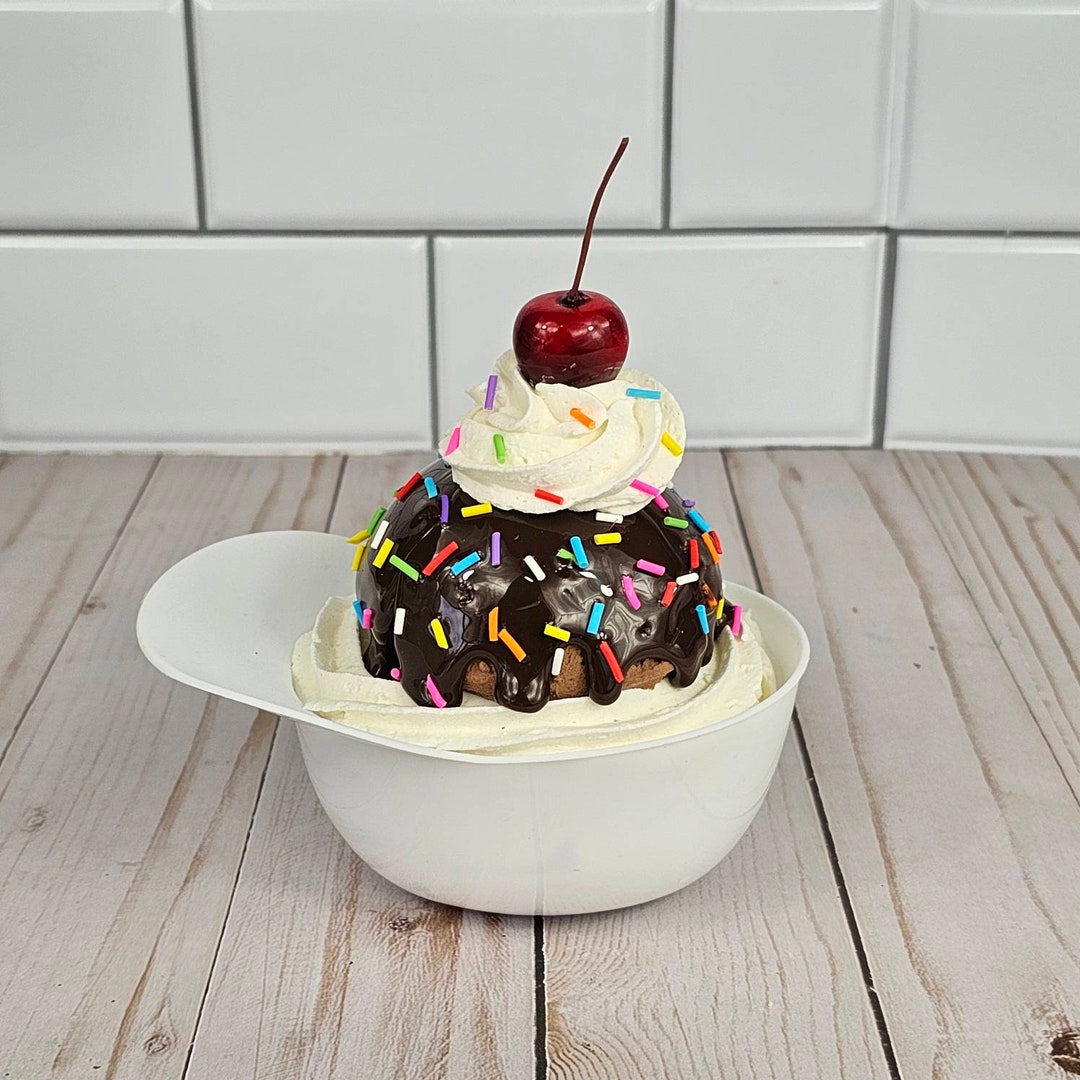 Baseball Cap Fake Ice Cream Sundae Fake Ice Cream Sprinkle - Etsy