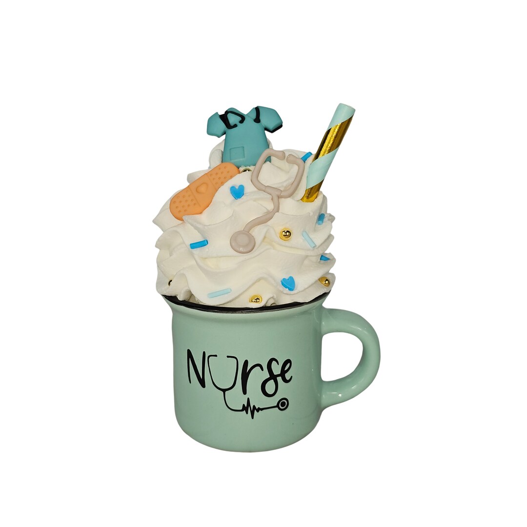 Nurse Mini Camper Mug, Nurse Tiered Tray Decor, Nurse Mug, Coffee Bar ...