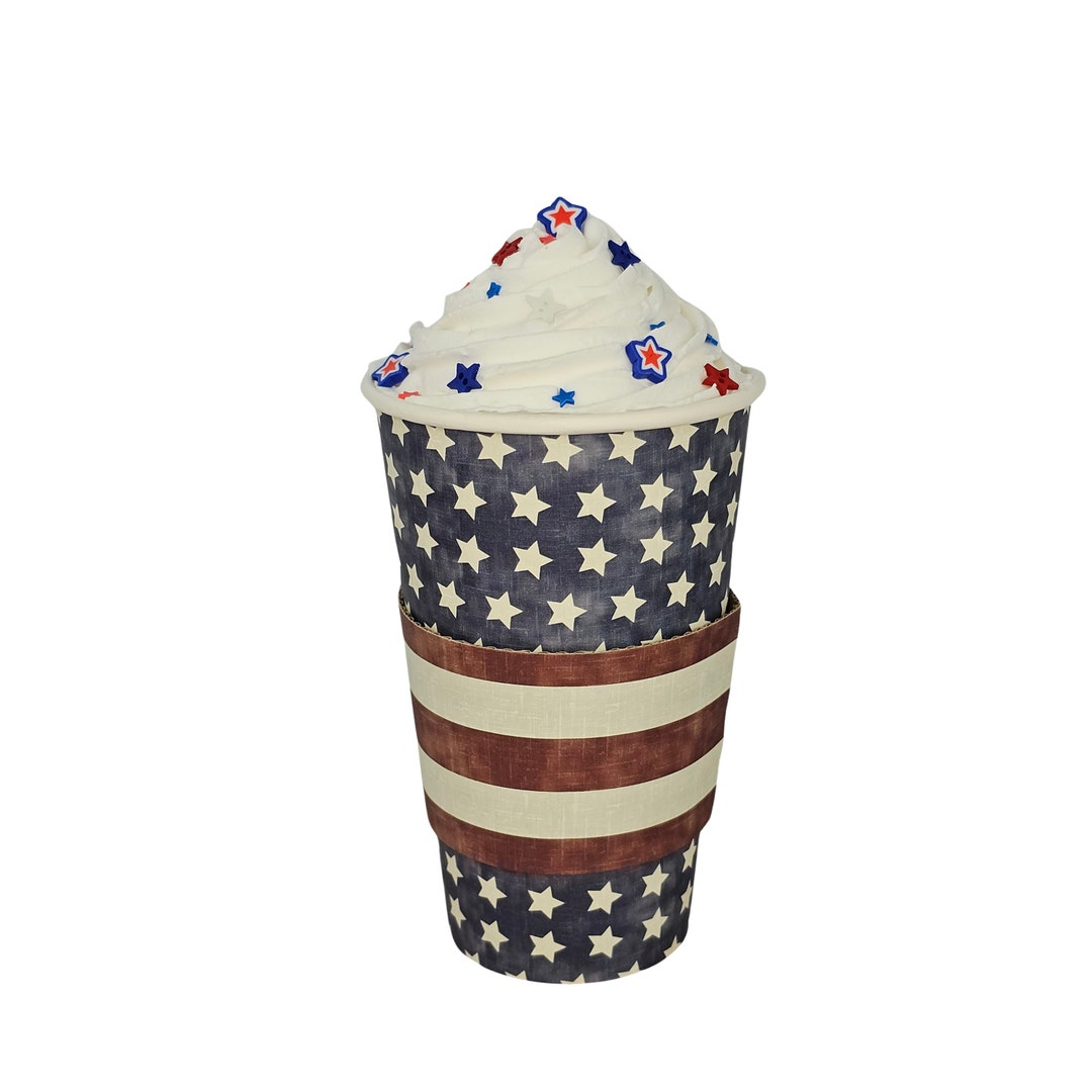 Patriotic Latte Cup, Pariotic Coffee Cup, Patriotic to Go Cup, USA ...