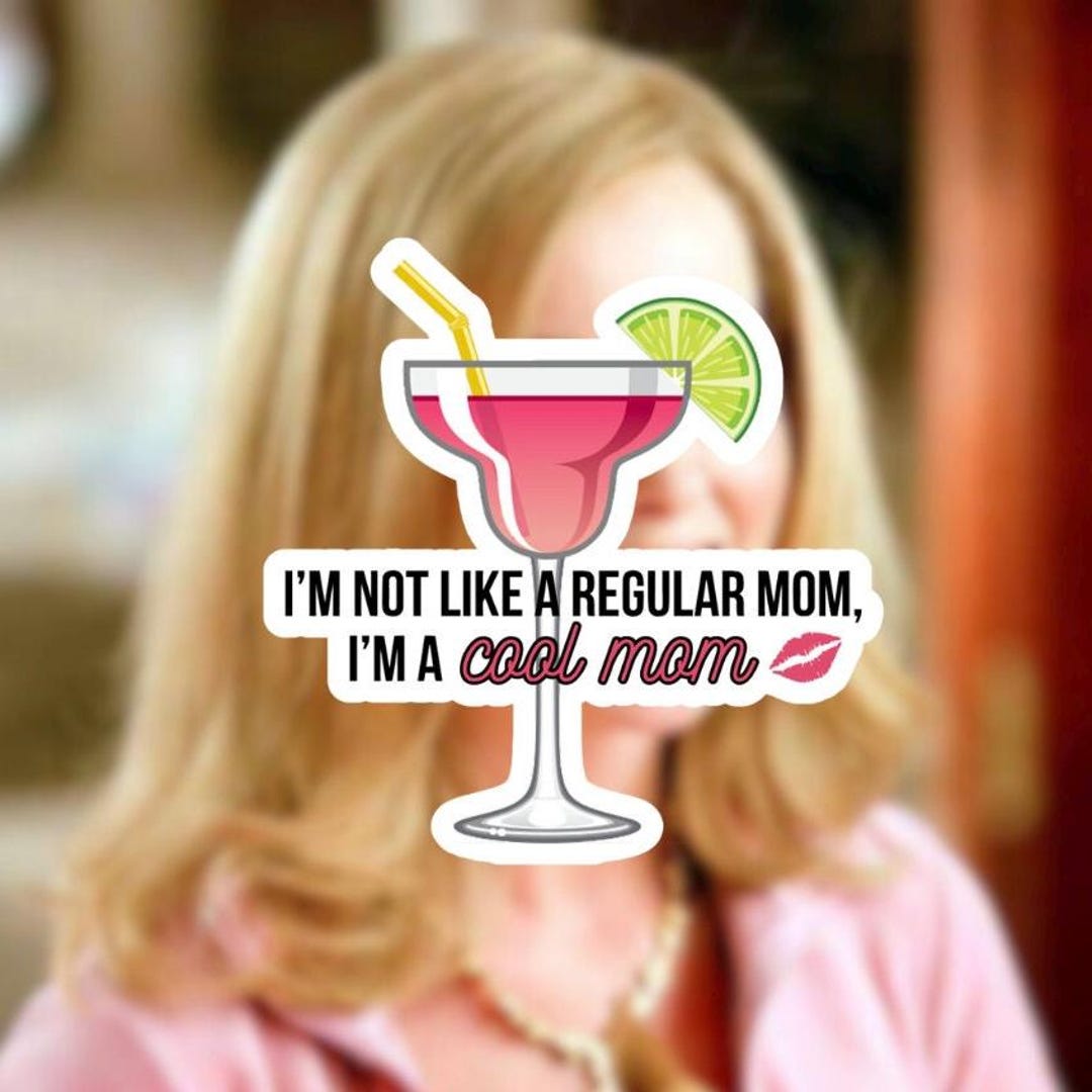 I'm Not Like A Regular Mom Drink Sticker Waterproof - Etsy