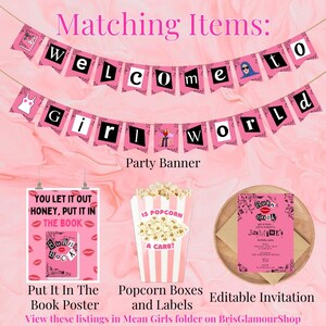 Mean Girls Editable ID Card | Digital File - Etsy