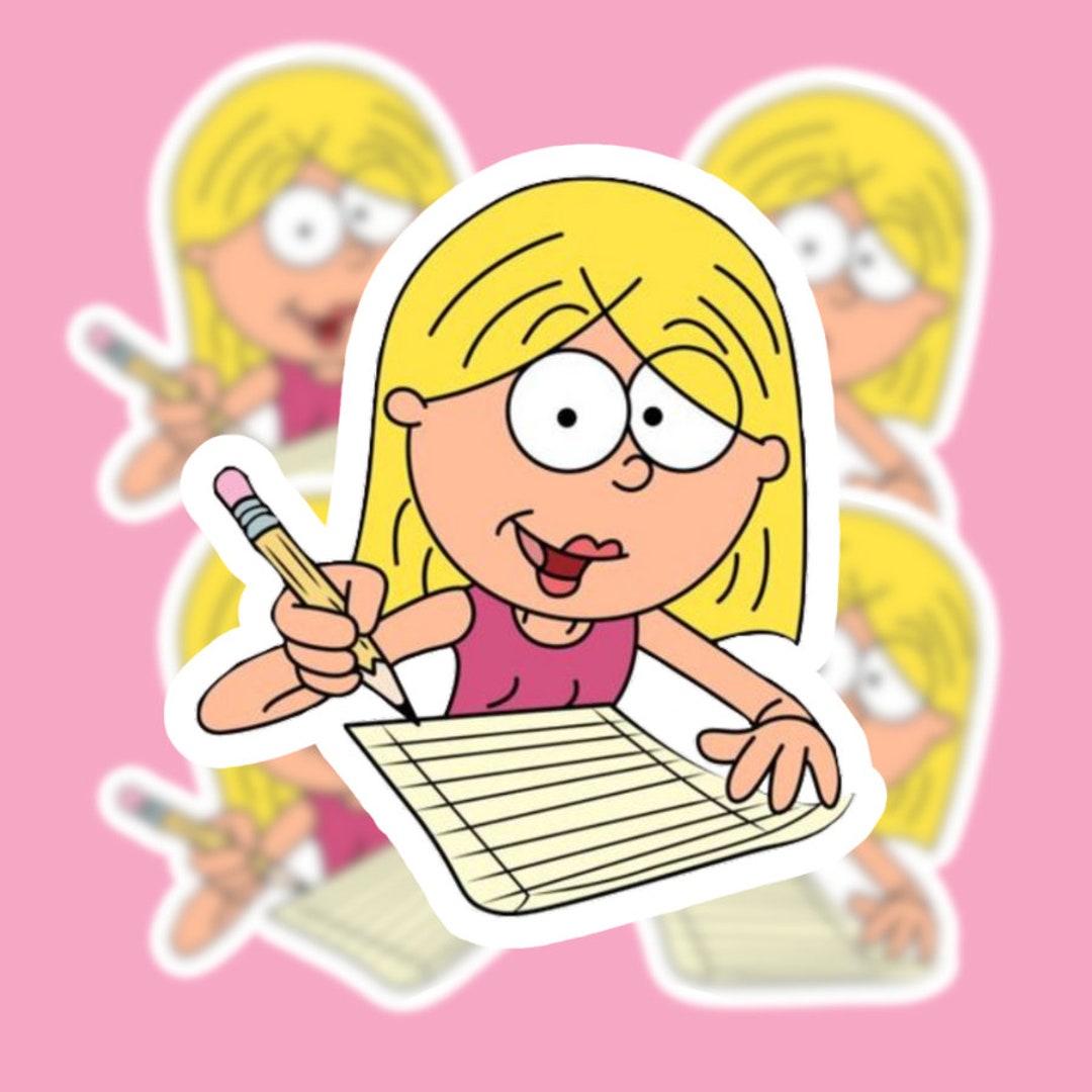 Lizzie Taking Notes Sticker Waterproof | Lizzie Mcguire - Etsy