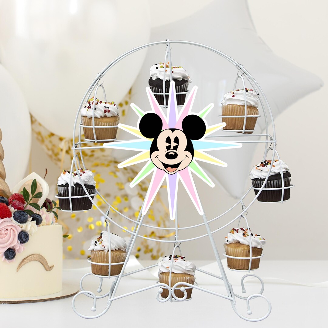Mickey Ferris Wheel Label Digital File | Disneyland - Etsy