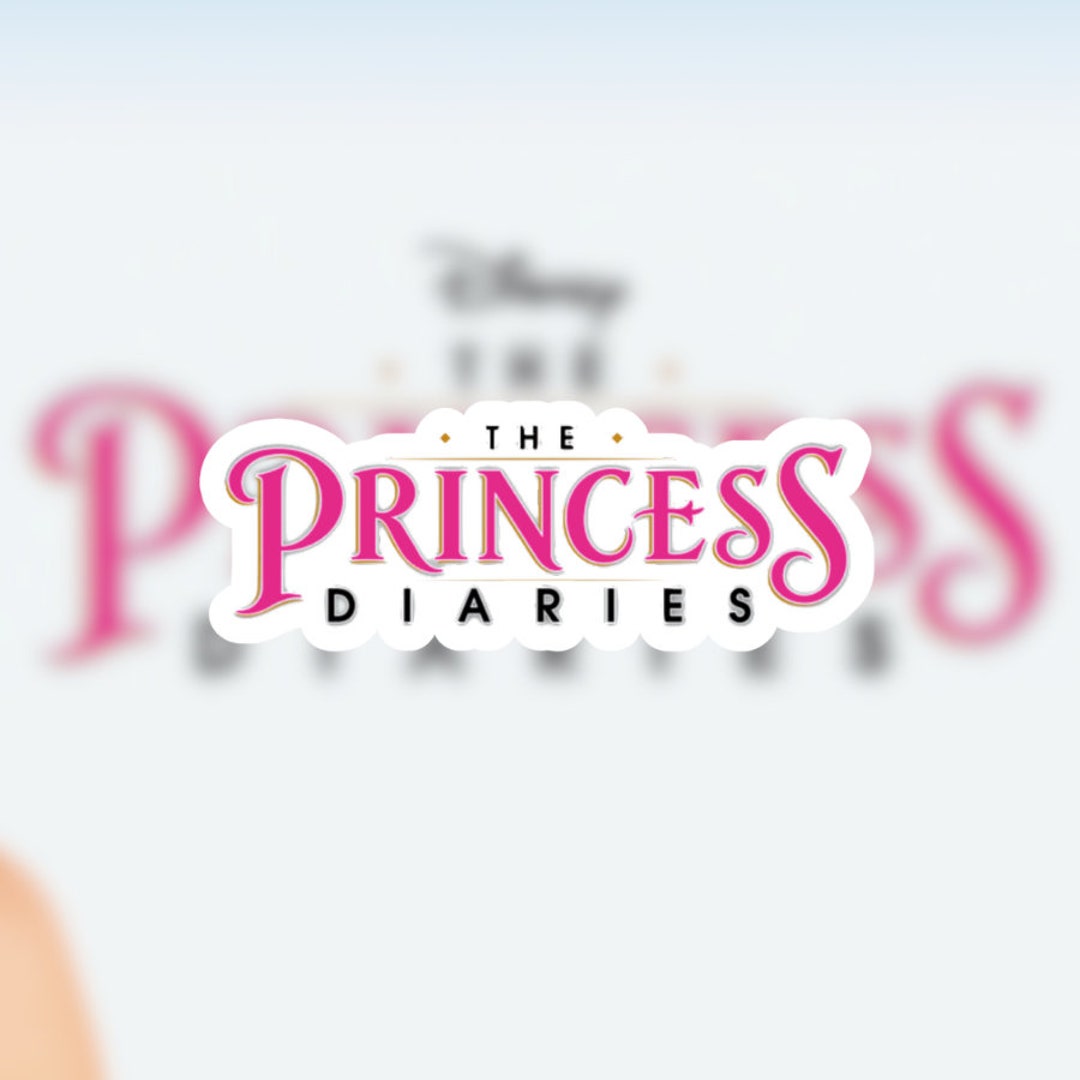 Princess Diaries Movie Logo Sticker Waterproof | Princess Diaries - Etsy