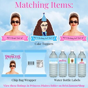 Princess Diaries Cake Topper Digital File - Etsy