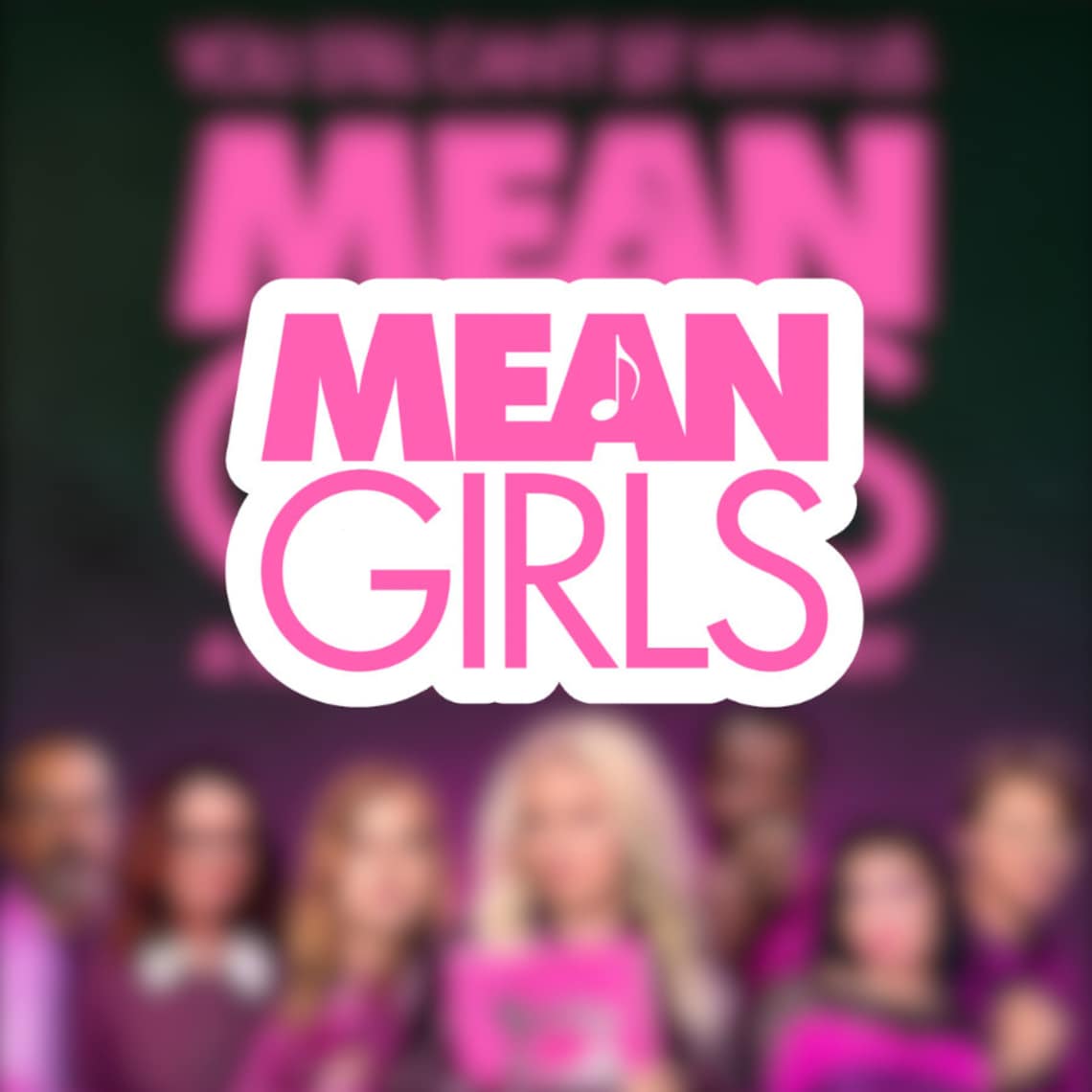 Mean Girls Movie Musical Logo Sticker Waterproof Mean Girls - Etsy