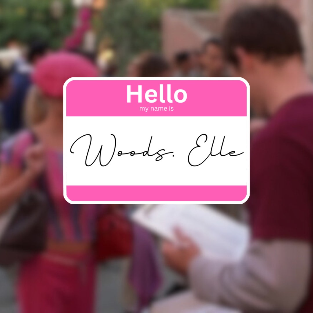 Woods, Elle Sticker Waterproof | Legally Blonde - Etsy