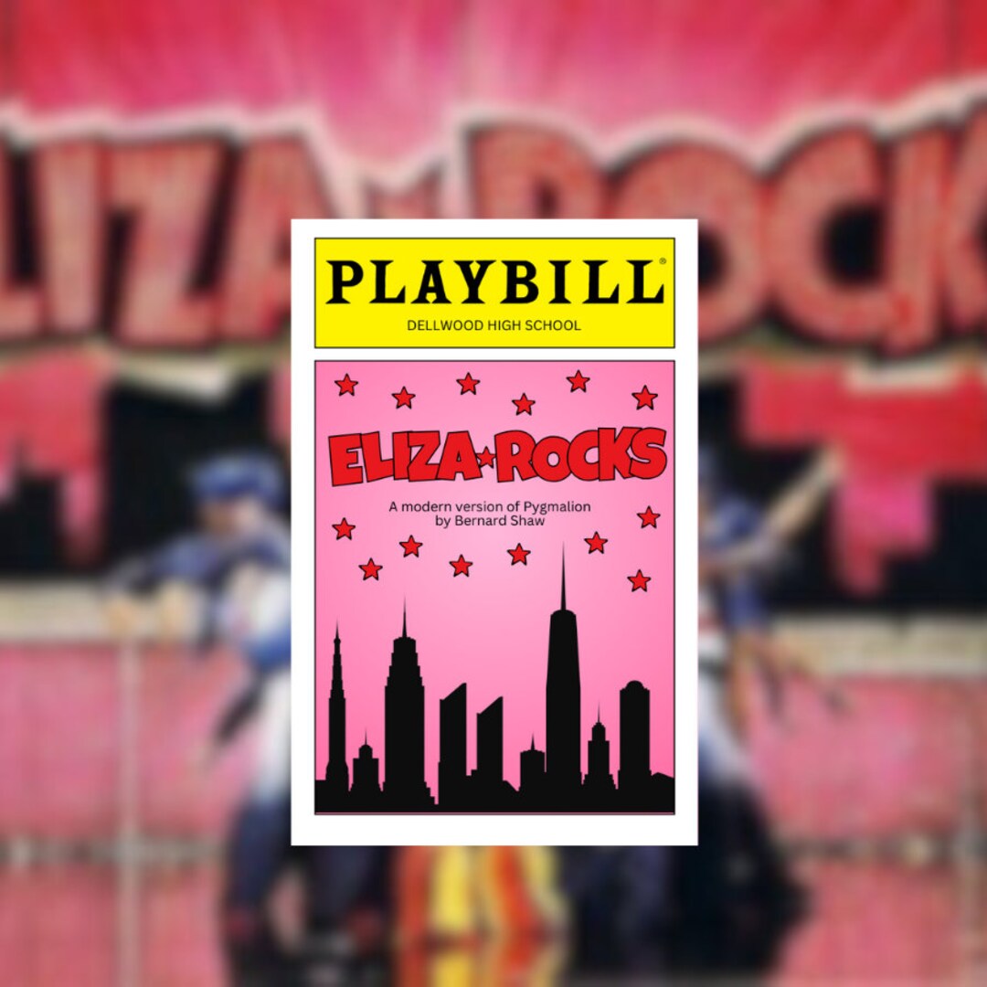 Eliza Rocks Playbill Sticker Waterproof Confessions of a Teenage Drama ...