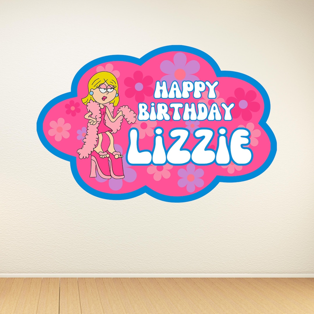 Lizzie Mcguire Editable Birthday Poster | Digital File - Etsy